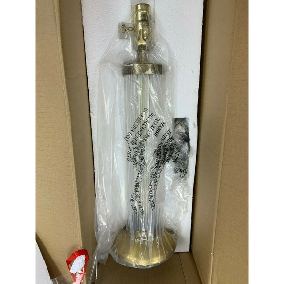 Pottery Barn | Other | Pottery Barn Maggie Crystal And Brass Large ...